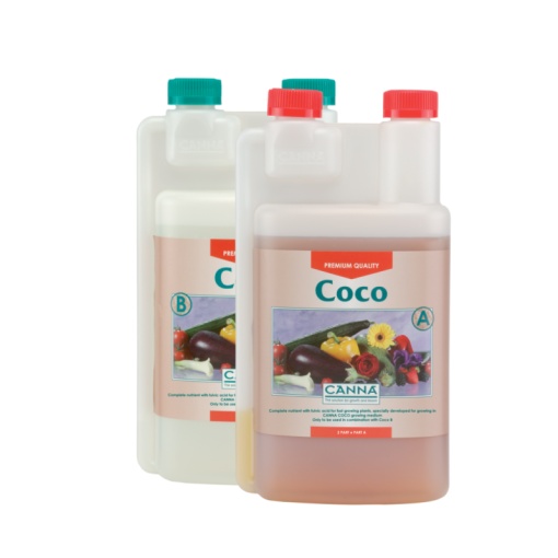 CANNA Coco A+B - Îngrășământ complet pentru substrat din cocos