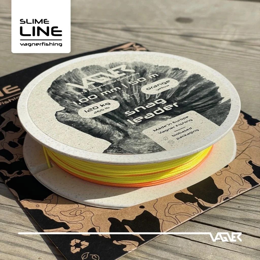 Snag Leader Vagner 1.00mm 120kg Orange-Yellow