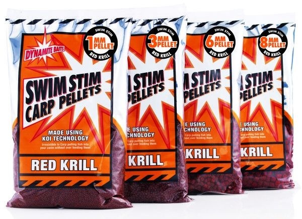Pelete Dynamite Baits Swim Stim Red Krill 900g 6mm