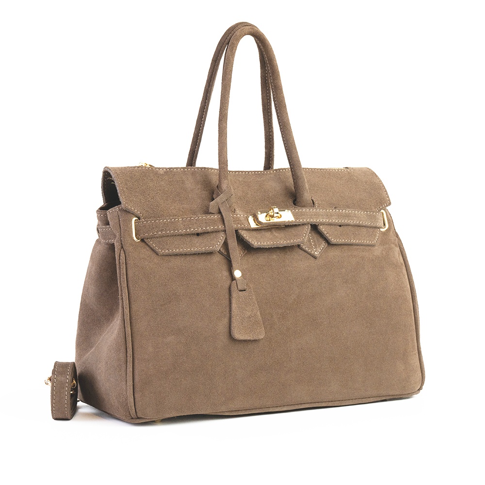 Poseta Claire - Piele Intoarsa MARO - DESCHIS