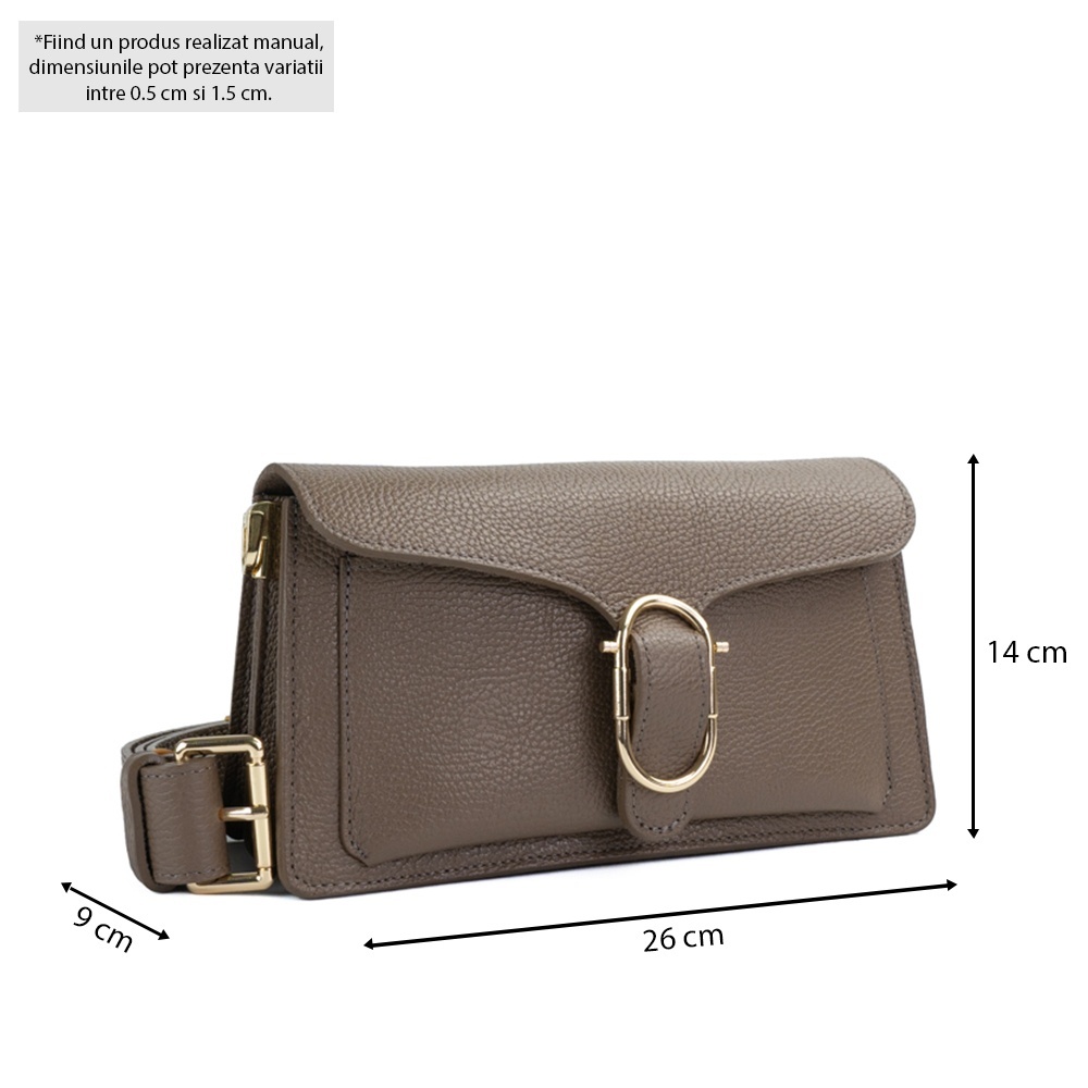 Poseta Piele Anabelle - TAUPE