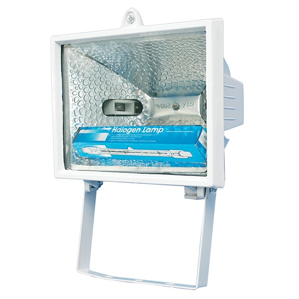 Halogeni reflektor Elit 500W 220-240V 50Hz,beli ELR111