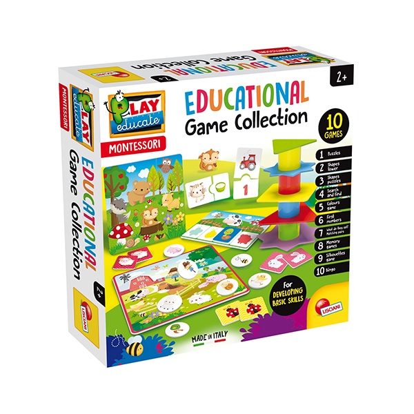 Edukativna igra set 10 igara Lisciani 57150