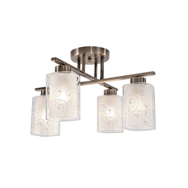 Luster 4xE27 Lexi Elmark 955LEXI4/AB