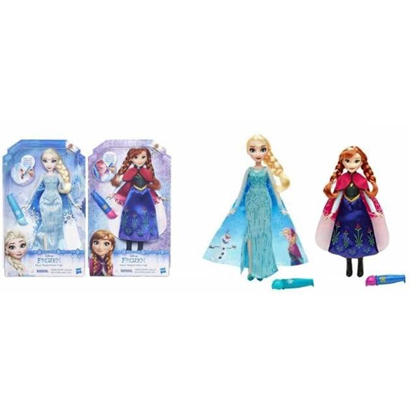 Lutka Ana/Elsa Frozen sa magičnom haljinom B6700 / 36215
