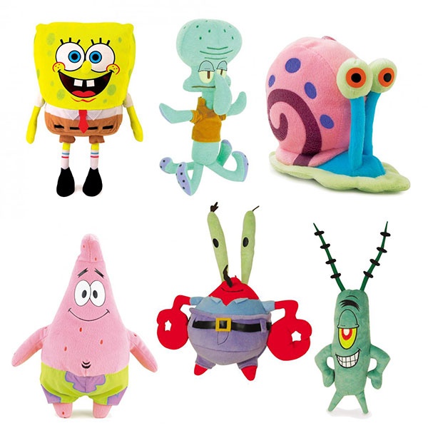 Plišana igračka Sunđer Bob, 27 cm , 6 sort 61-159000