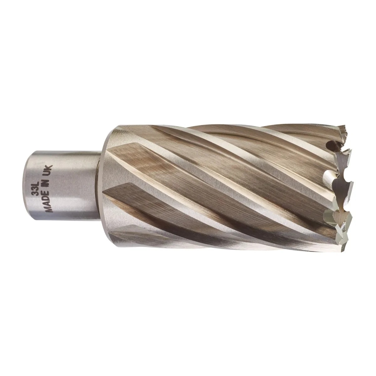 Carota HSS cu prindere Weldon de 19 mm, 33x50 mm, Milwaukee, cod 4932371760