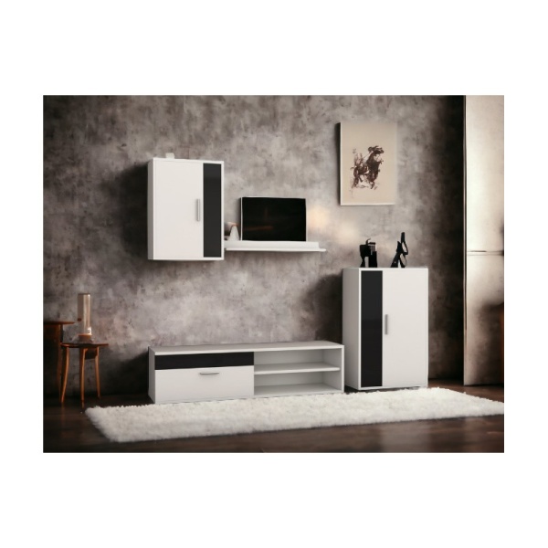 Living Modena Alb/Wenge | Mixbo.ro