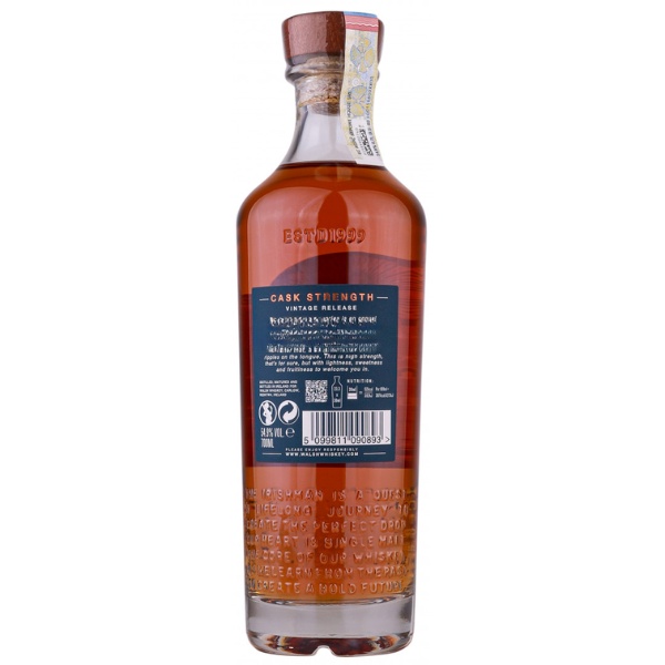 The Irishman Cask Strength 0.7L – Puterea Pură a Whisky-ului Irlandez!