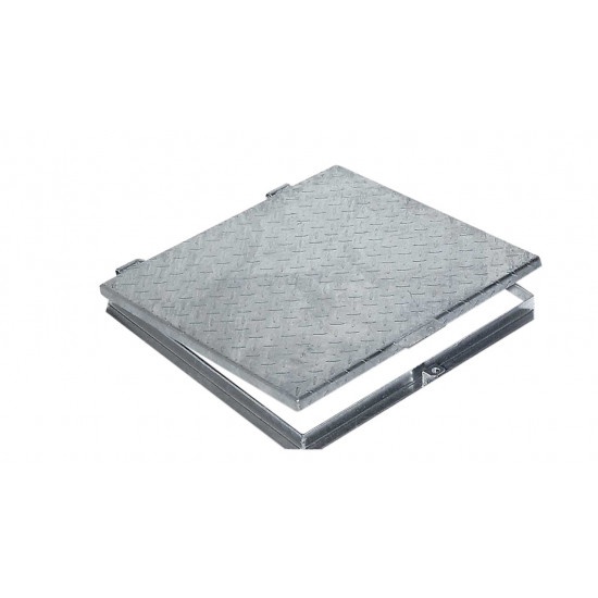 Capac cu cadru zincat pentru cisterna 1200x1200