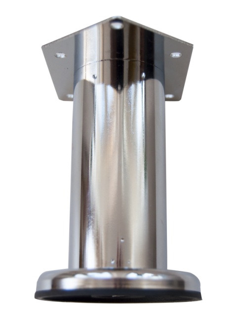 Picior mobilier reglabil crom 100mm